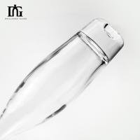 China Custom Logo Transparent Glass 550ml Wine Bottle for Champagne/Whisky/Vodka/Liquor for sale