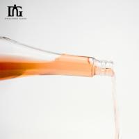 China Custom Logo Transparent Glass 550ml Wine Bottle for Champagne/Whisky/Vodka/Liquor for sale