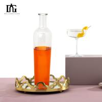 China Empty Spirit Bottle for Beverages 1750ml Custom Collar Material Glass Bottle for sale