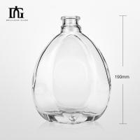 China Stocked 700ml Extra Flint Glass Bottle With Wooden Stopper For Gin Vodka Rum Liquor Spirits for sale