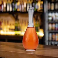 China 500ml/700ml/750ml End Customizable Slender Long Neck Champagne Vodka Glass Wine Bottle for sale