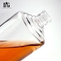 China 650ml Glass Liquor Bottle Vodka Gin Bottle With Cork for Your Taste Body Material Glass for sale