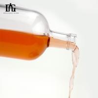 China 500ml Glass Bottle for Juice Brandy Vodka and Liquor Engraved Design for sale