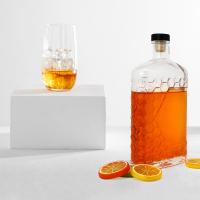 China Cap Type Cork and Screw Both for Clear Glass Bottles of Gin Rum Vodka 500ml 700ml 750ml for sale