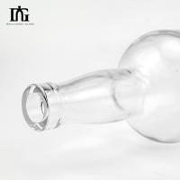China Carbonated Drinks 750ml Whisky Glass Bottle with Cork for sale