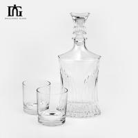 China Customized Logo 700 ml Whisky Bourbon Gin Bottle with Fancy Wine Glass Bottle Design for sale