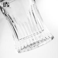 China Customized Logo 700 ml Whisky Bourbon Gin Bottle with Fancy Wine Glass Bottle Design for sale