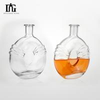 China Liquors and Beverage 700ml Creative Transparent Sealed Mini Wine Glass Bottle with Cork for sale