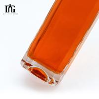 China 750ml 1000ml Whisky Rum Gin Tequila Glass Bottle with Cork Stopper and Elegant Design for sale