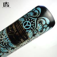 China Acceptable OEM/ODM Varnished Embossed Waterproof Sticker for Red Wine Liquor Bottle Label for sale