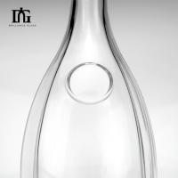 China Custom Design Engraved Cork Cap 500ml Glass Vodka Bottle for OEM/ODM Acceptable Sale for sale