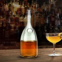 China Custom Design Engraved Cork Cap 500ml Glass Vodka Bottle for OEM/ODM Acceptable Sale for sale