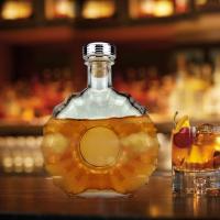 China 700ml Round Glass Bottle With Cork for Beverage Industrial Popular Product Provided Freely for sale