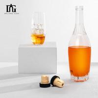 China 250ml/500ml/700ml/750ml Capacity Glass Red Wine Bottle Durable and Airtight Cork Seal for sale