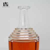 China 750ml empty glass liquor bottle with cork sealing type and Acceptable Customer's Logo for sale