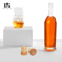 China Matte Black Glass Bottles for Spirits 500ml Capacity and Acceptable Customized Logo for sale