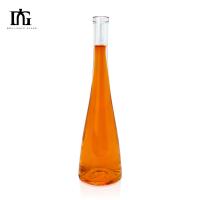 China 500ml Transparent Glass Bottle with Fine White Material and Silk Mouth Glass Material for sale
