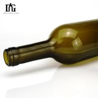 China Screen Pringting Hot Stamping painting engraving electroplating 750ml Glass Wine Bottle for sale