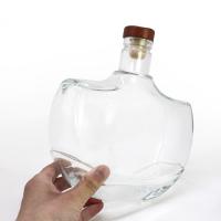 China Thick Bottom 500ml Glass Bottle for Whisky Rum Gin and Other Liquors for sale