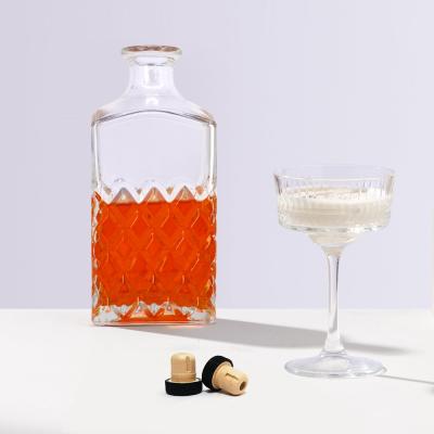 China Body Material Glass Luxury Whiskey Set with Lead Free Crystal Decanter and Glasses for sale