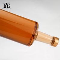 China Provided Freely 750ml Slender Neck Glass Bottle for Liquor Vodka Whisky Brandy Gin Rum for sale
