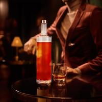 China Provided Freely 750ml Slender Neck Glass Bottle for Liquor Vodka Whisky Brandy Gin Rum for sale