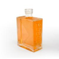 China 500ml Modern Decal Crafts Gin Bottle Glass for Liquors and Beverage OEM/ODM Acceptable for sale
