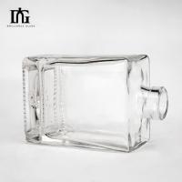 China Engraved Logo 50000ml Glass Bottle for Spirit Gin Liquor Whisky Rum Tequila Vodka for sale