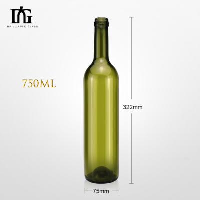 China 750ml Amber Winery Bottle for Liquors and Beverages Packaging Crown Caps Included for sale