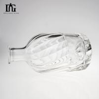 China 250ml/500ml/700ml/750ml Capacity Engraving Surface Handling Glass Bottle for Whisky Vodka for sale