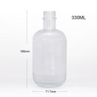 China Capacity 250ml/350ml/500ml/550ml/650ml/700ml/750ml Glass Gin Bottle for Beverages for sale