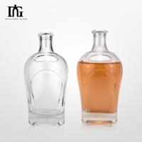 China 500Ml 700Ml 750Ml Clear Empty Vodka Liquor Gin Rum Tequila Whiskey Whisky Glass Bottle With Cork for sale