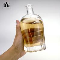 China 500Ml 700Ml 750Ml Clear Empty Vodka Liquor Gin Rum Tequila Whiskey Whisky Glass Bottle With Cork for sale