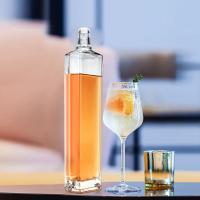 China Liquor Glass Bottle Crystal Glass Material Spirit Bottle for Vodka Juice Beverage for sale
