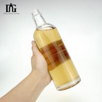 China 500ml 700ml 750ml Glass Bottle for Vodka Whisky Gin Spirit Cap Type Cork Screw Both for sale