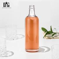 China 500ml 700ml 750ml Glass Bottle for Vodka Whisky Gin Spirit Cap Type Cork Screw Both for sale