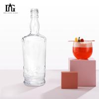 China Capacity 500ml Super Flint Glass Liquor Spirit Bottles With T Cork for Vodka Whiskey for sale