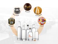 China Glass Liquor Bottle 700ml 750ml Nordic Gin Whiskey 500ml Vodka Spirit Bottle for Wine for sale