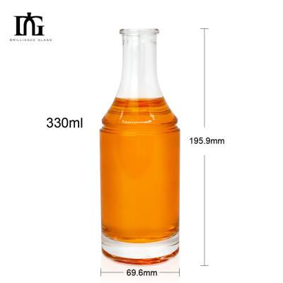 China Glass Bottle for Beverage 330ml 700ml 750ml 500ml Whisky Gin Vodka Made of Glass Material for sale
