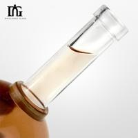 China OEM Empty Clear Round Botellas De Vidrio 750ml PARA Licor 700ml Glass Bottle for Liquor for sale