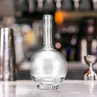 China OEM Empty Clear Round Botellas De Vidrio 750ml PARA Licor 700ml Glass Bottle for Liquor for sale