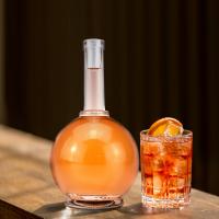 China OEM Empty Clear Round Botellas De Vidrio 750ml PARA Licor 700ml Glass Bottle for Liquor for sale