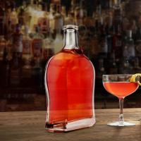 China Glass Collar Custom 50ml 100ml 200ml 375ml 500ml 750ml 1000ml Gin Bottle for Liquor for sale
