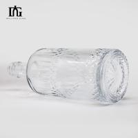 China 750ml Glass Beverage Bottle Glass Bottle for Dark Rum Logo Acceptable Customer's Logo for sale