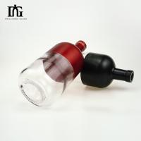 China Engraved 750ml Glass Wine Bottle for Custom Champagne and Red Wine Manufacturers for sale