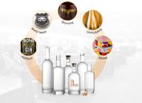 China 250ml/500ml/700ml/750ml Capacity Glass Liquor Spirit Bottles with Customized Printing for sale