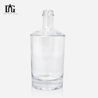 China 700ml Custom Glass Bottle for Whiskey Bourbon Gin Liquor Base Material Glass for sale