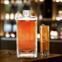 China 330ml Heat Transfer Printing Glass Bottle for Customization of Liquors and Beverages for sale
