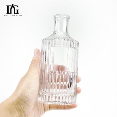 China Empty 300ML Glass Drinking Bottle with Sealing Type CORK Acceptable Customer's Logo for sale