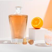 China Glass Liquor Bottles for Vodka Whisky Rum Gin Brandy Low MOQ 375ml 500ml 700ml 750ml for sale